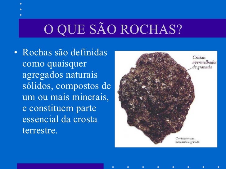 Tipos De Rochas E Minerais