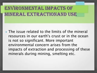 Mineral Resources | PPTX