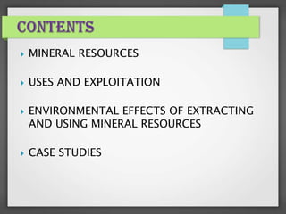 Mineral Resources | PPTX