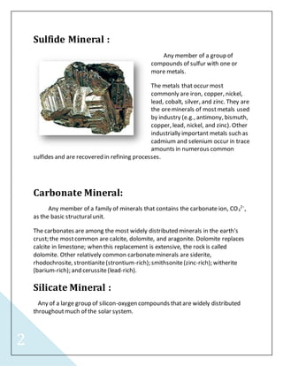 Mineral | PDF