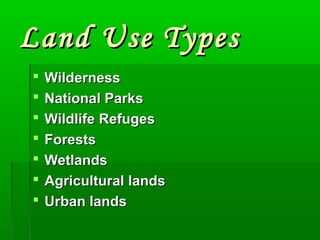 Land Resources and Mineral resources | PPT