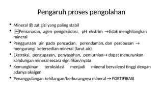 Jenis-Jenis Mineral yang terdapat di dalam alam | PPT
