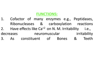 Mineral-biochemistry of minerals .slidesharare | PPT
