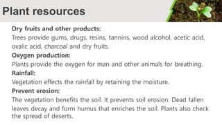Mineral and Biotic resources | PPTX