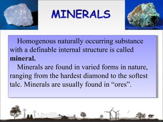 Mineral and energy resources | PPT