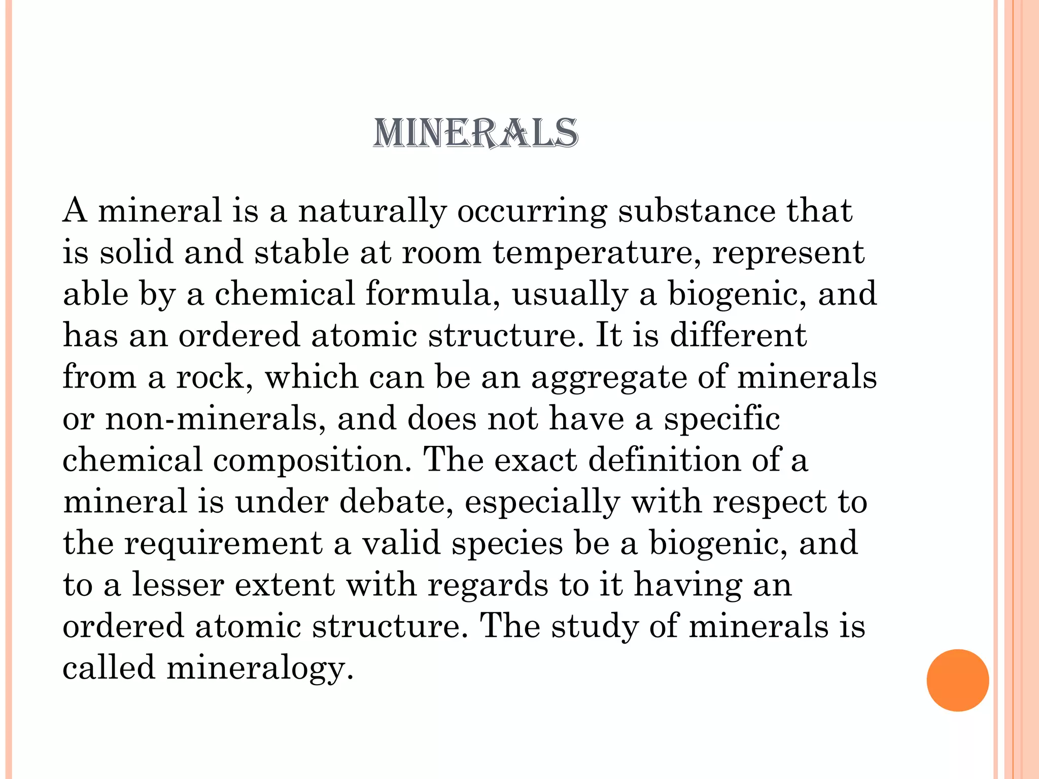 Mineral and power resources | PPT