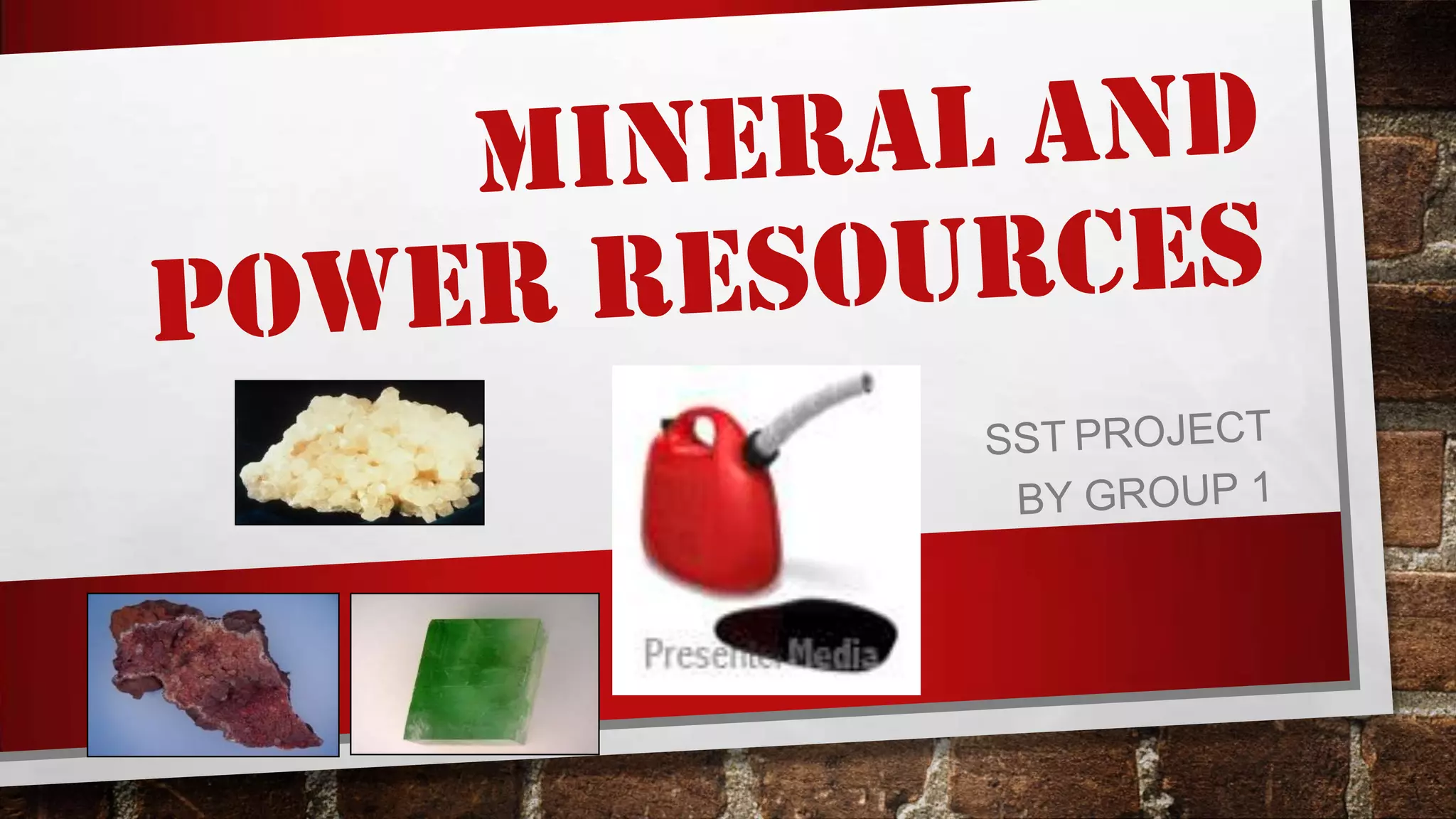 Mineral and power resources | PPT