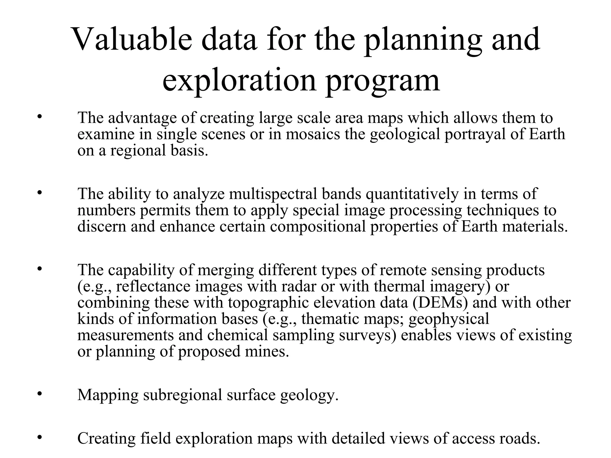 Remote Sensing And GIS Application In Mineral , Oil , Ground Water ...