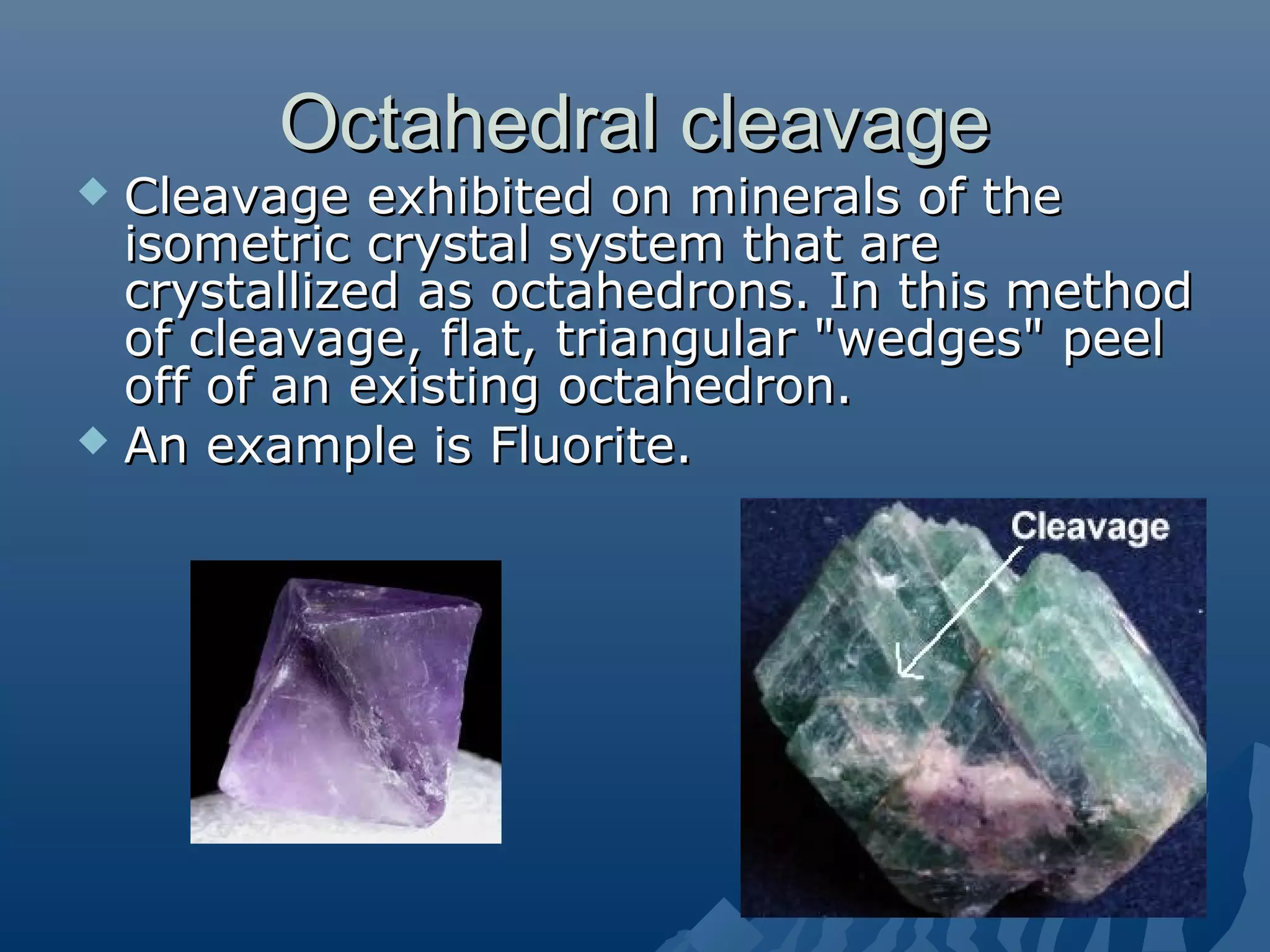 Mineral Cleavage and Fracture | PPT
