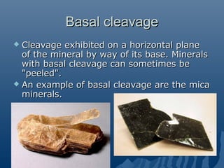 Mineral Cleavage and Fracture | PPT
