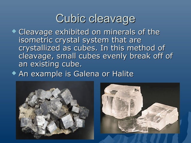 Mineral Cleavage and Fracture | PPT