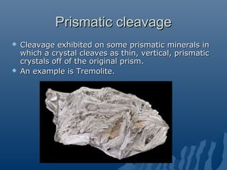 Mineral Cleavage and Fracture | PPT