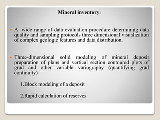 Mineral economic | PPTX