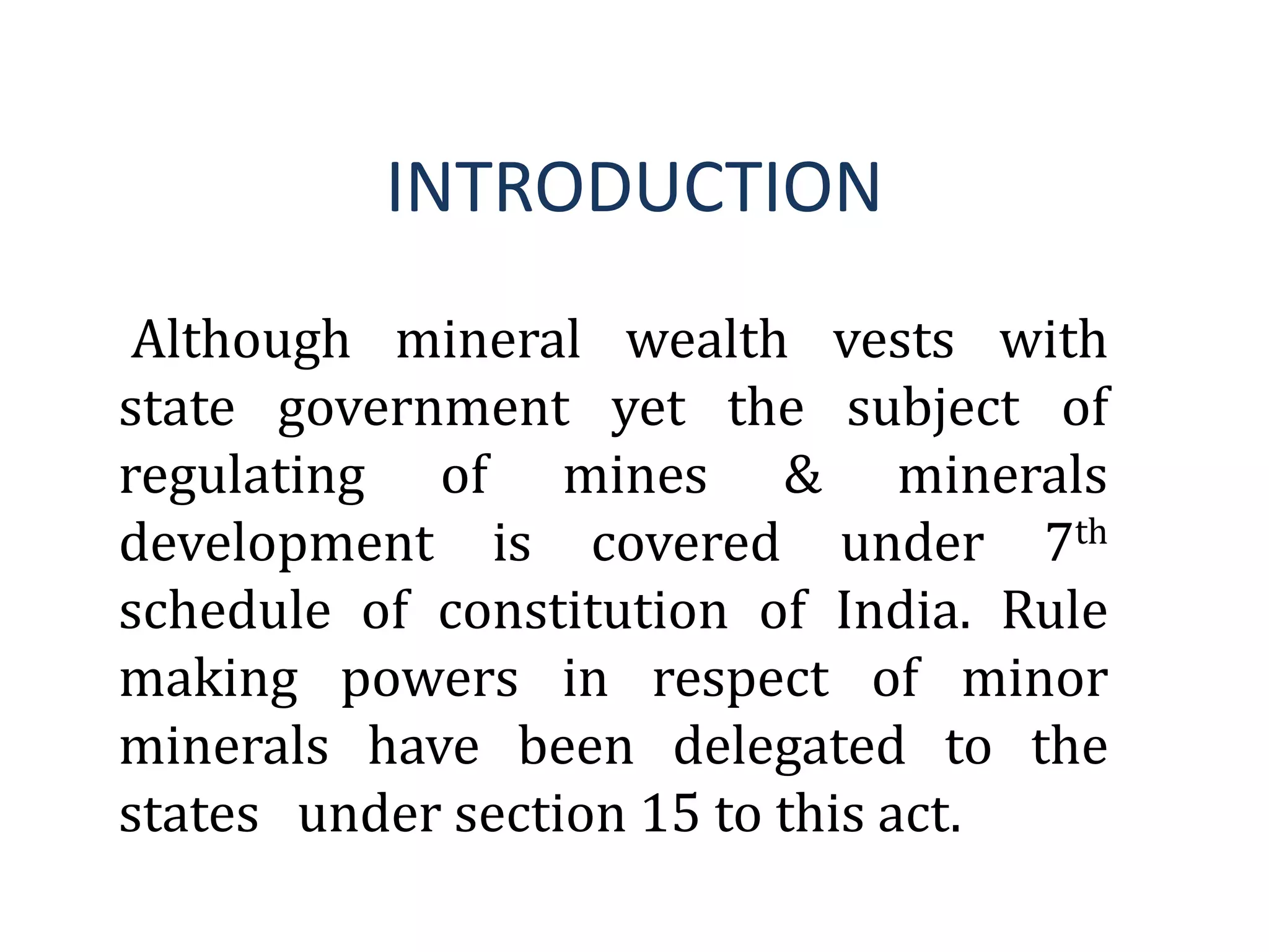 Mineral economics | PPTX
