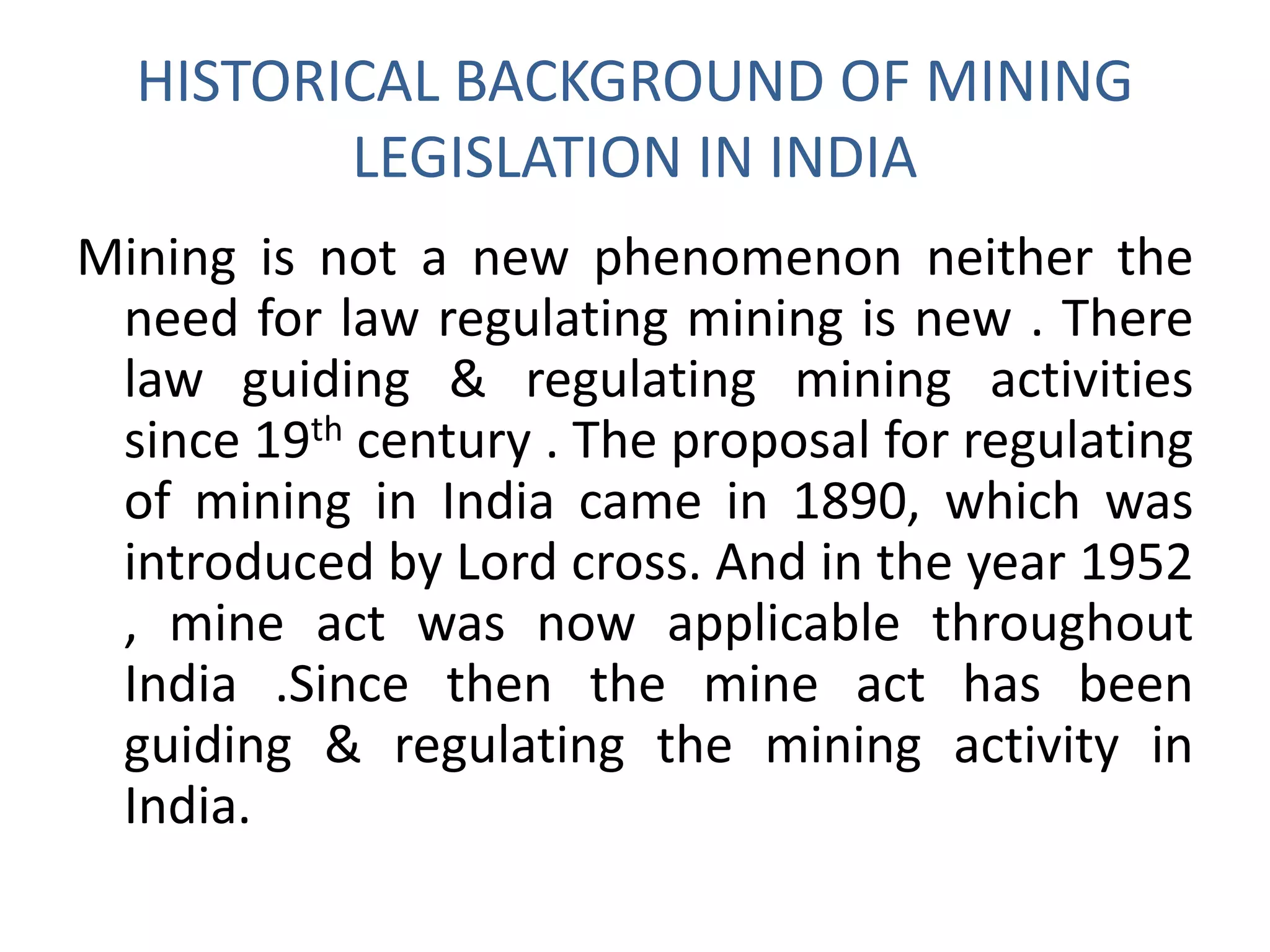Mineral economics | PPTX