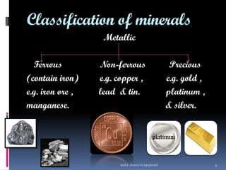 Minerals and Energy Resources, Geog. class 10 cbse | PDF