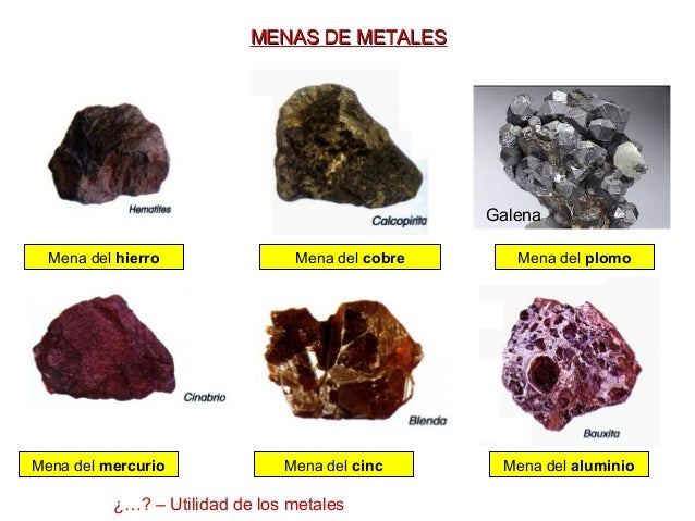 MINERALES Y MENAS