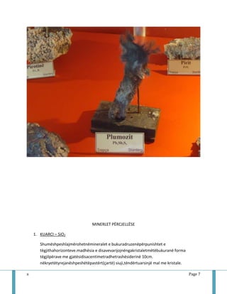 Mineralet druze | DOCX