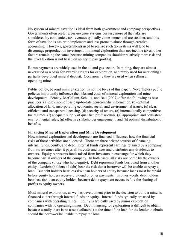 Mineral exploration and development by roderick eggert eng | PDF | Free ...