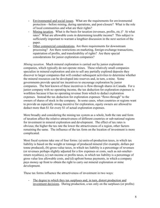 Mineral exploration and development by roderick eggert eng | PDF