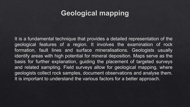 Mineral Exploration: Techniques, tools, and technologies | PPT
