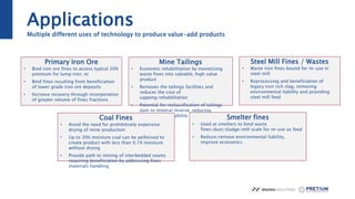 Mineral fines binding pretium enterprises binding solutions | PPT