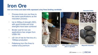 Mineral fines binding pretium enterprises binding solutions | PPTX