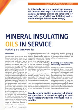 Mineral insulating oils_in_service | PDF