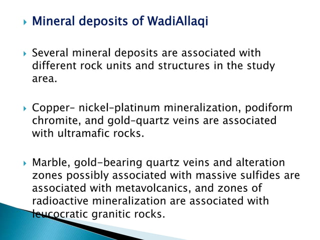 Mineralization controlled by Tectonics & structures.ppt | Geography ...
