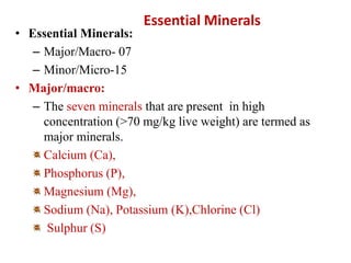 Calcium and Phosphorus in Livestock | PPTX