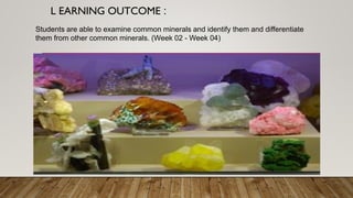 Mineral lesson plan | PDF