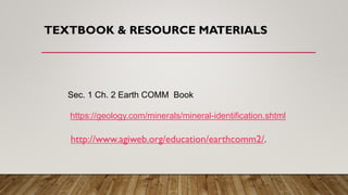 Mineral lesson plan | PDF