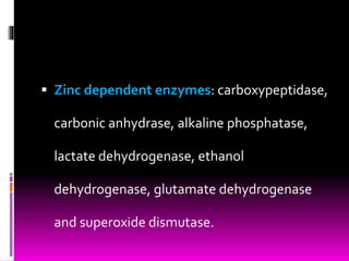 Mineral metabolism (iodine & zinc) -Biochemistry | PPTX