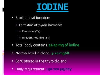 Iodine Function Online | www.cumberland.org