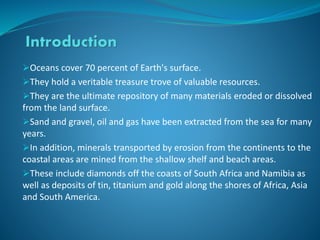 Mining of Rare minerals from sea | PPTX | Geology | Science