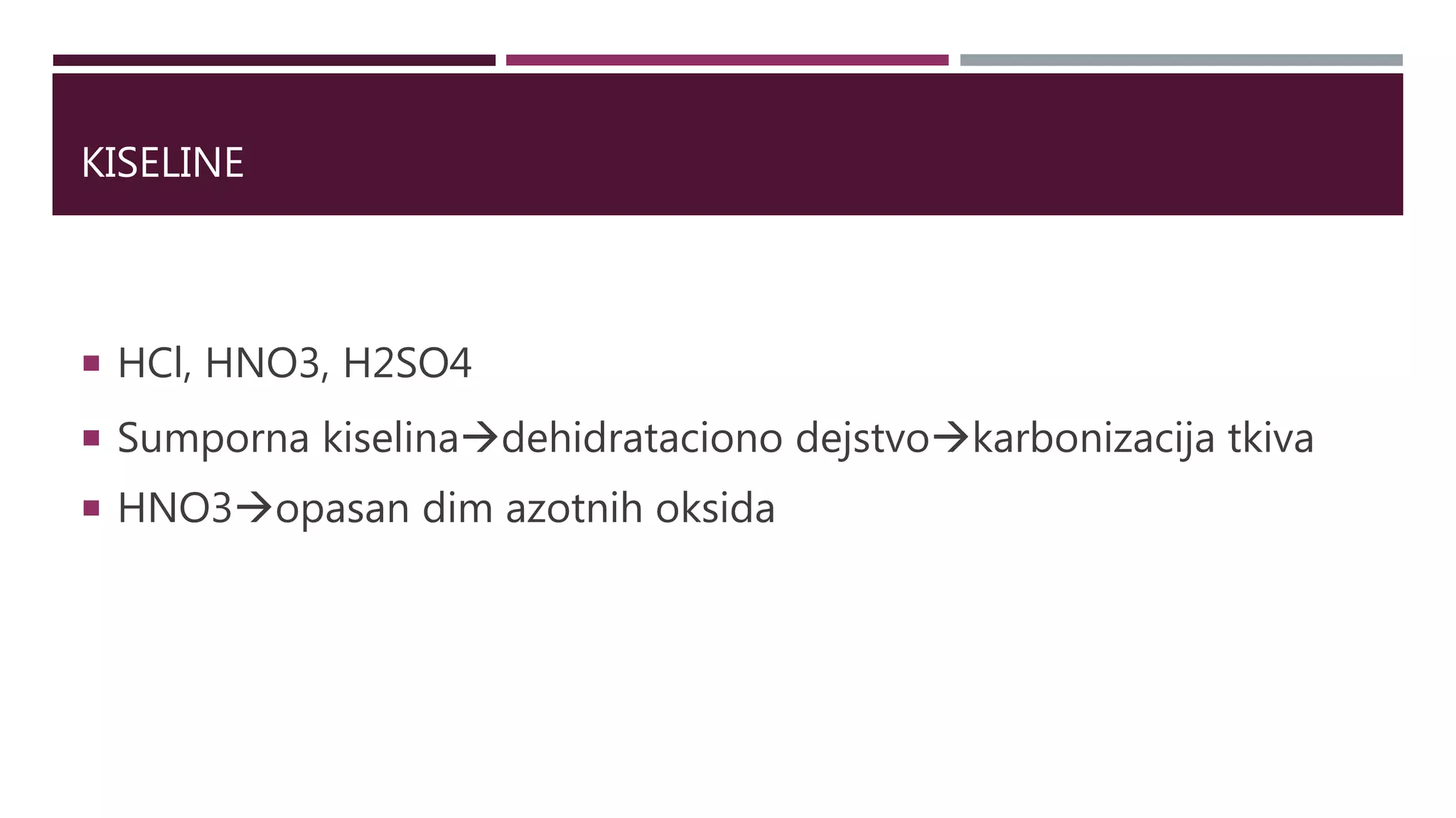 Mineralne kiseline i baze | PPTX