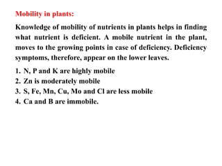 Mineral nutrition, Manures and fertilizers | PPTX