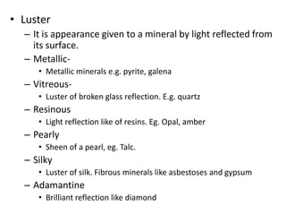 Mineralogy | PPTX