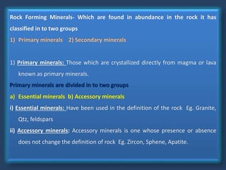 Mineralogy | PPTX