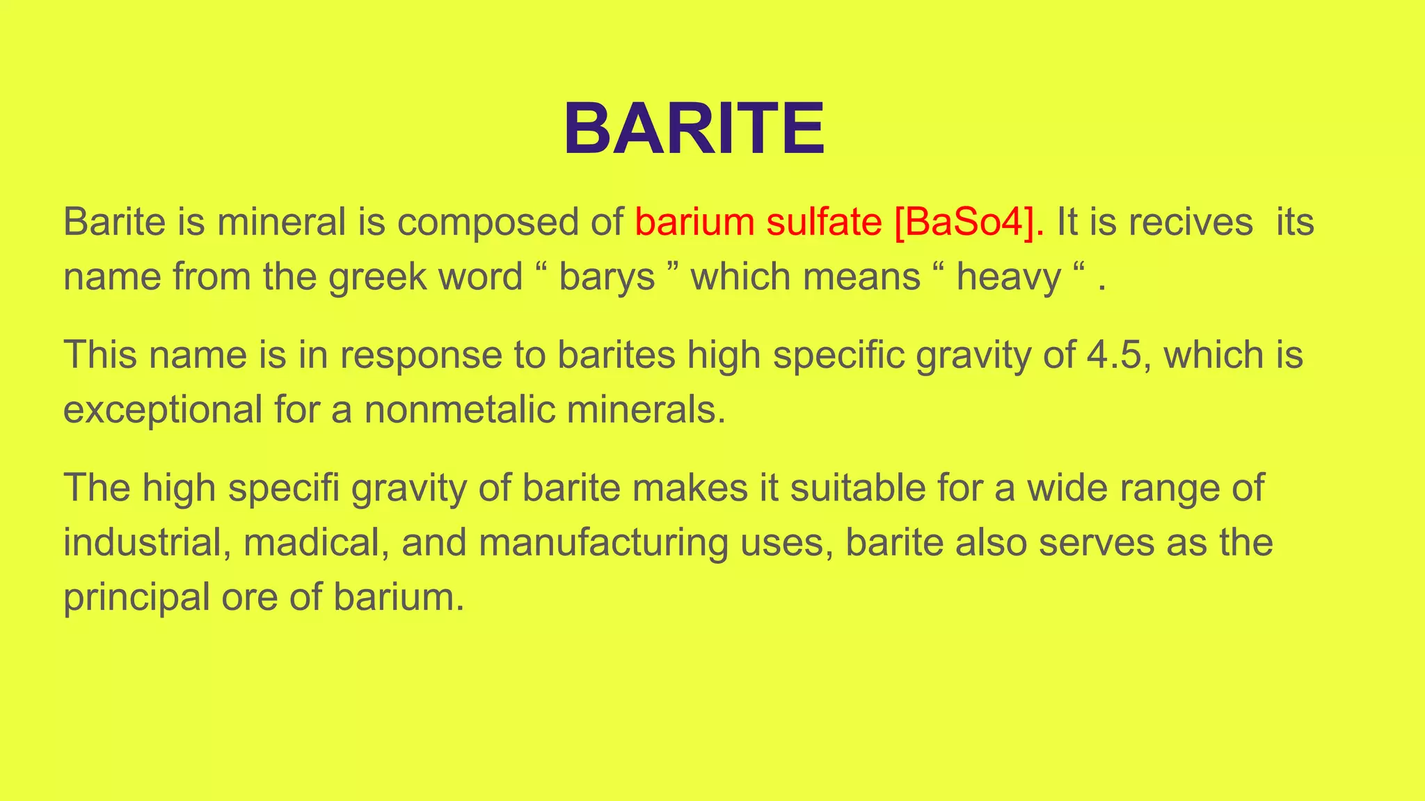 Mineralogy, Mode of occurrence, Distribution of India , Origin and use ...