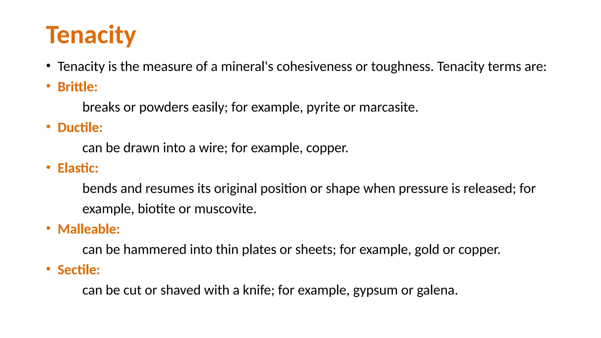 Civil Engineering GEOL40 Geology (MINERALOGY) | PPTX
