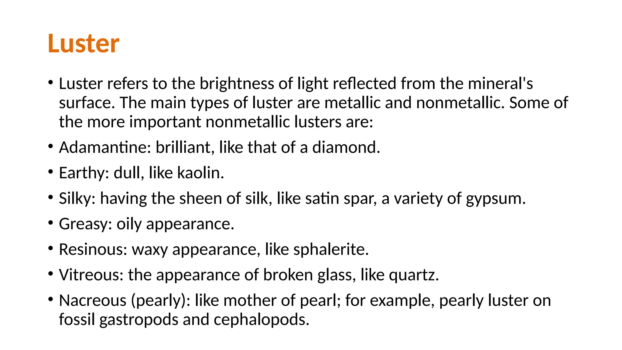 Civil Engineering GEOL40 Geology (MINERALOGY) | PPTX