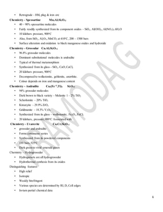 Mineralogy and crystallography notes notes | DOCX