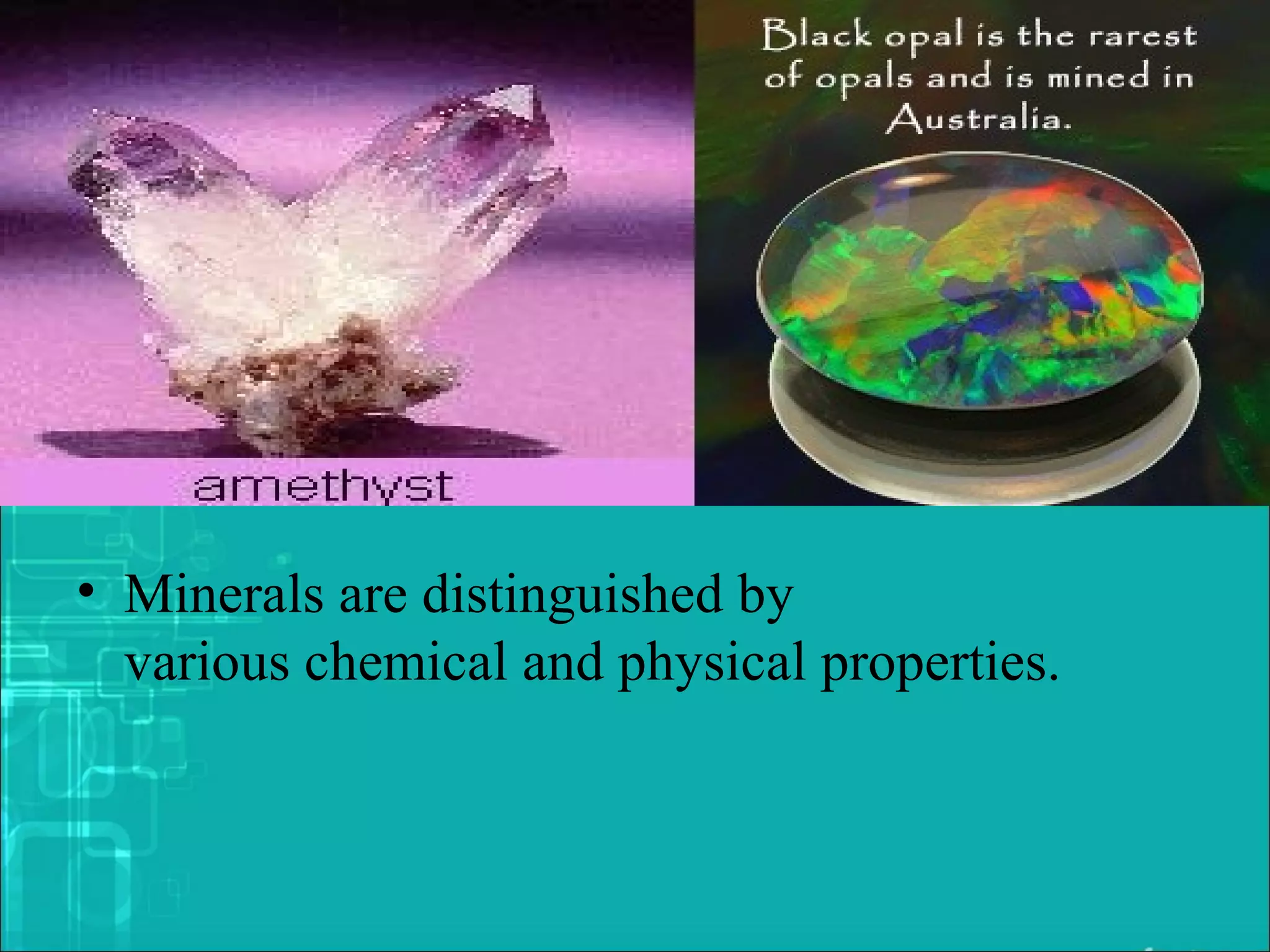 Mineralogy | PPT