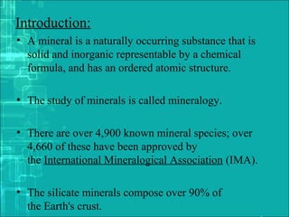 Mineralogy | PPT