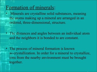 Mineralogy | PPT