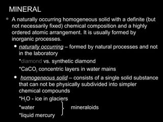 Mineralogy new | PPT