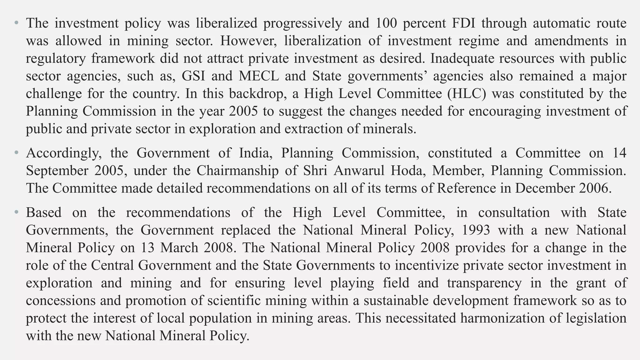 Mineral policies and india | PPTX