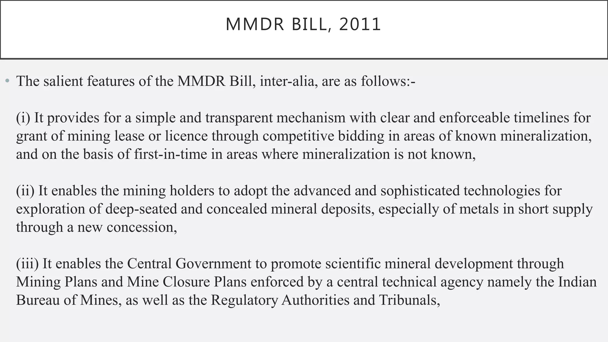 Mineral policies and india | PPTX