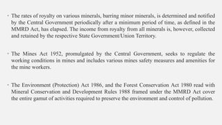 Mineral policies and india | PPTX